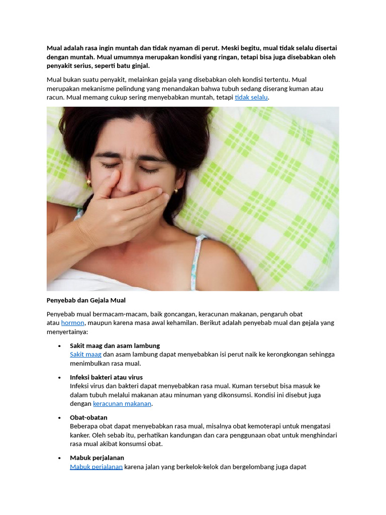Mual Dan Muntah - 2 | PDF