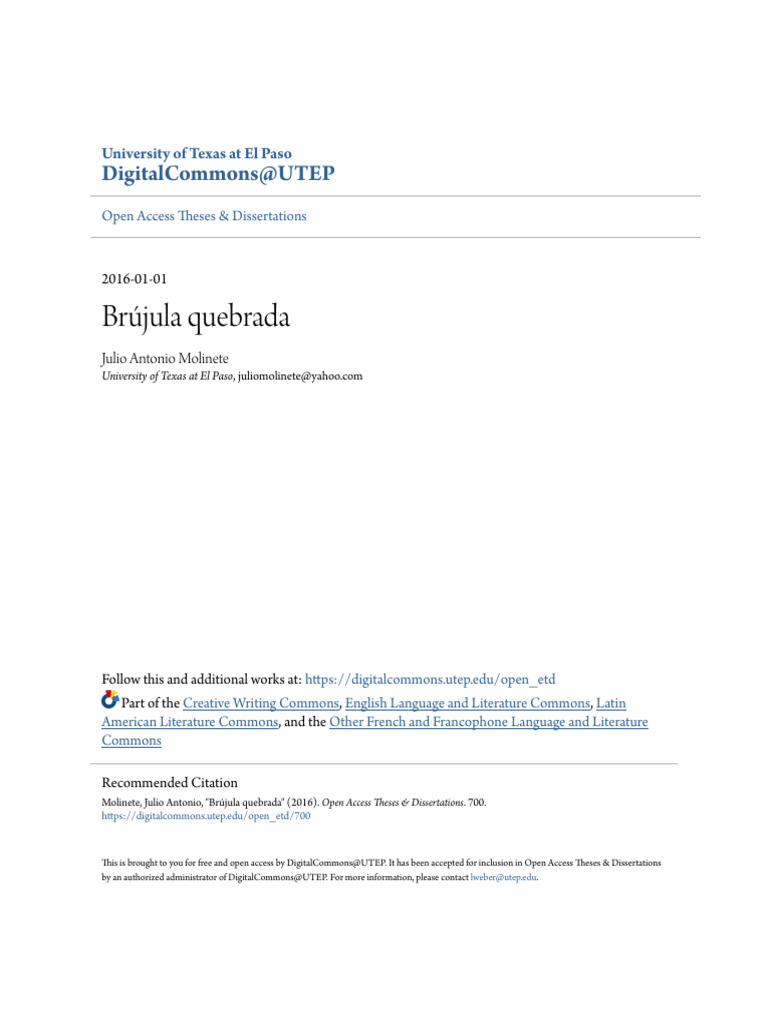 Brújula Quebrada | PDF