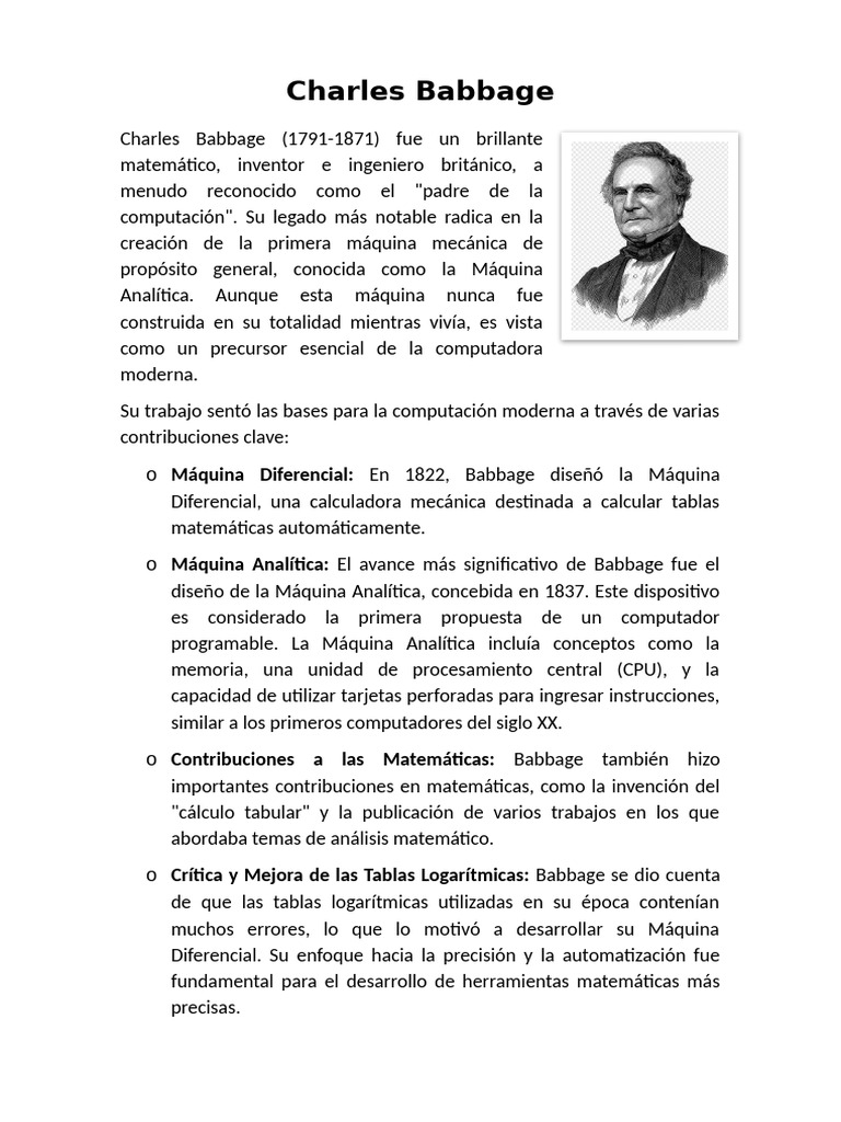 Charles Babbage | PDF | Art