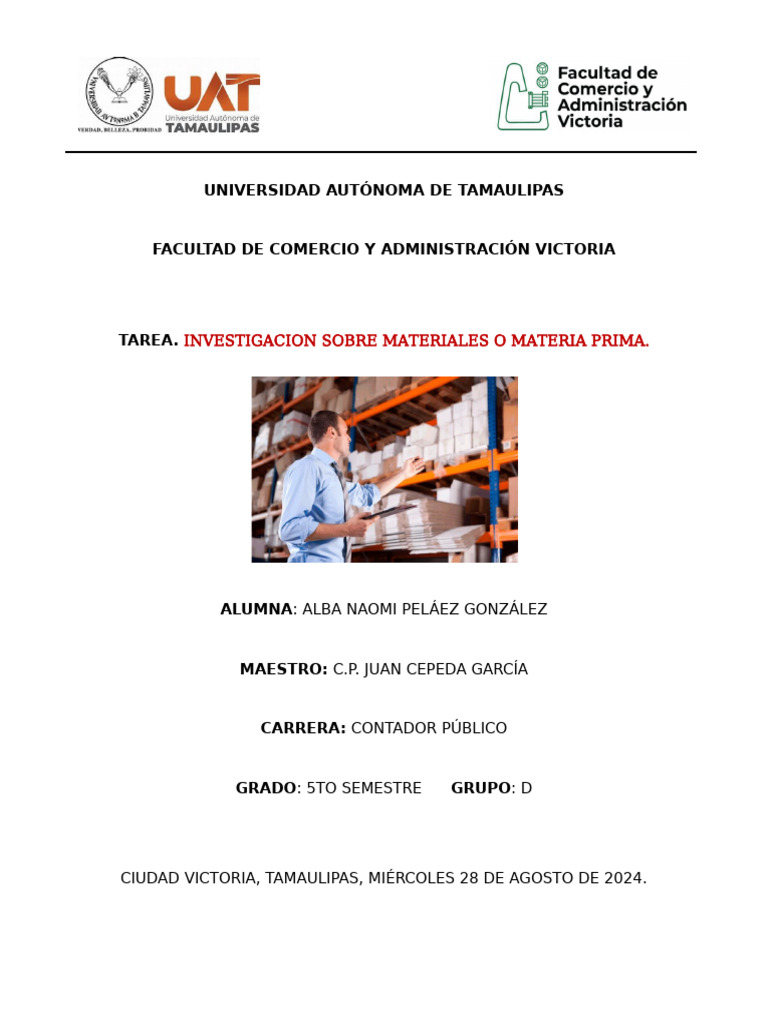 Tarea 3 Materiales | PDF