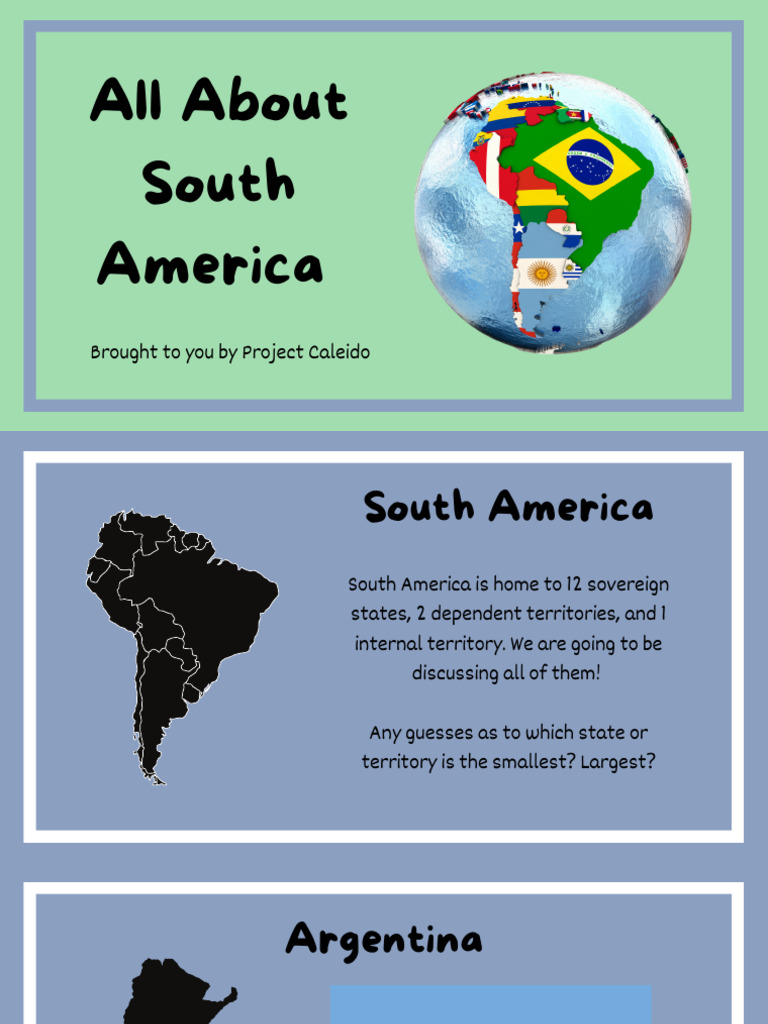 All About South America Presentation | PDF