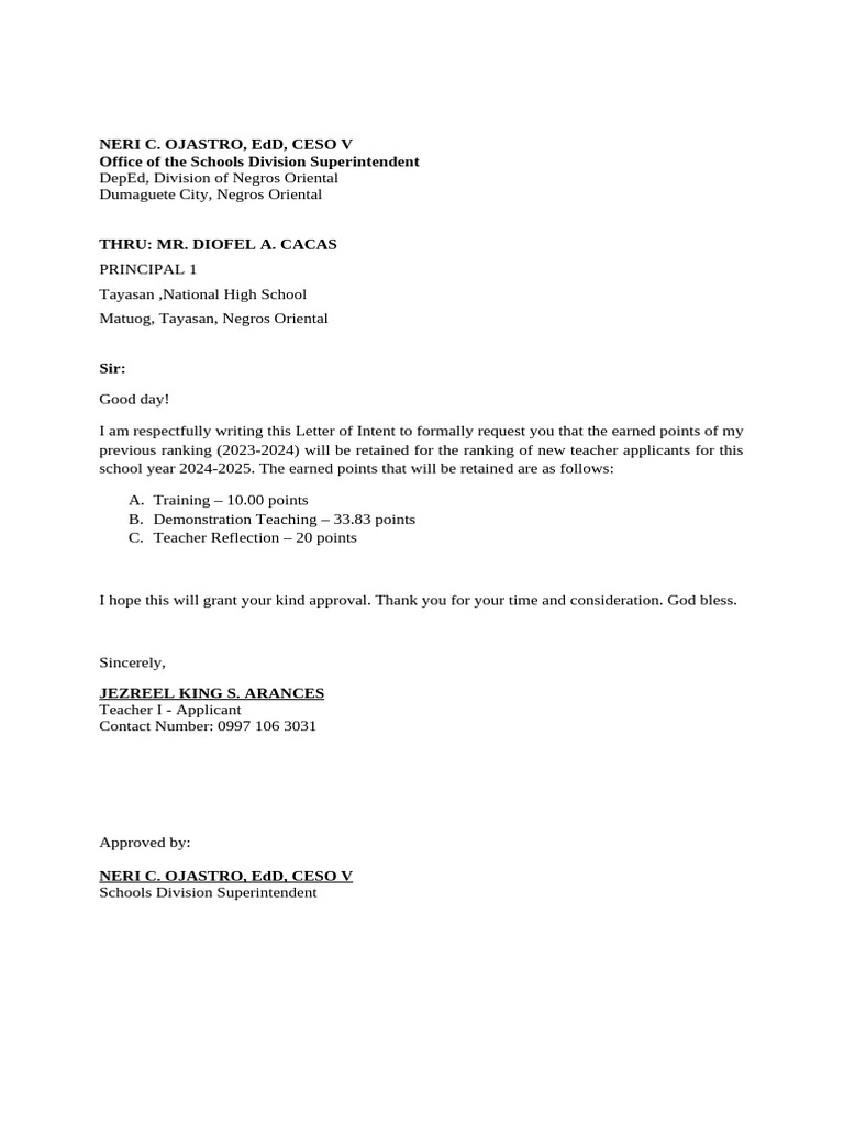 LETTER-OF-INTENT-RETAIN | PDF