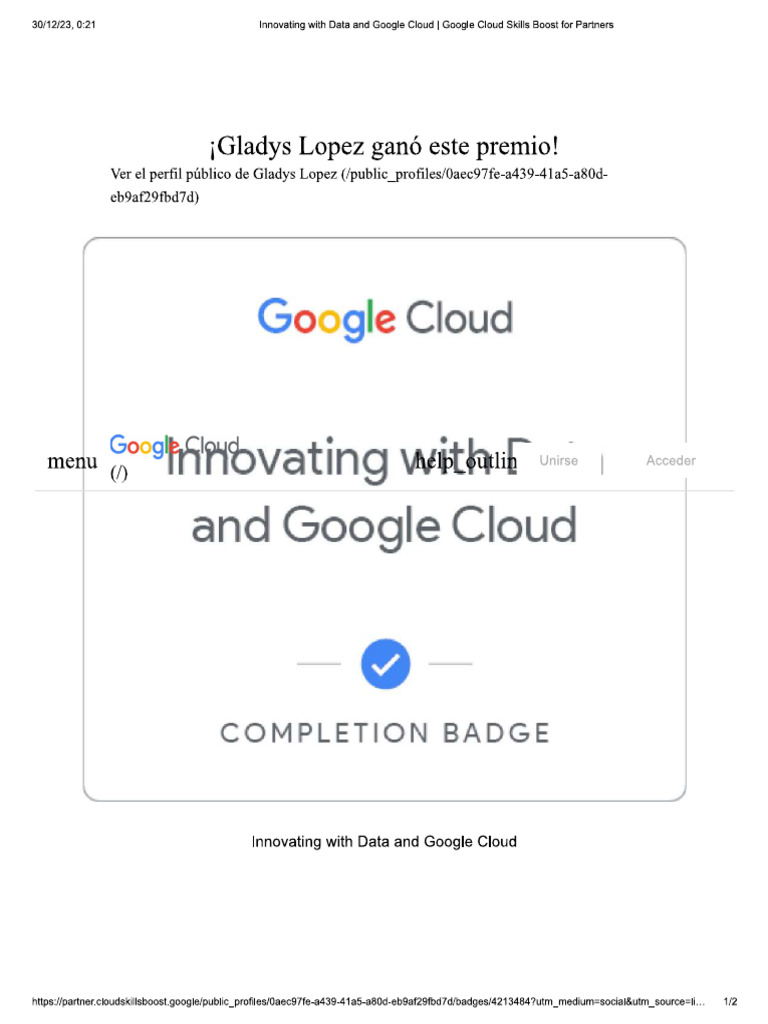 Innovating With Data and Google Cloud | PDF