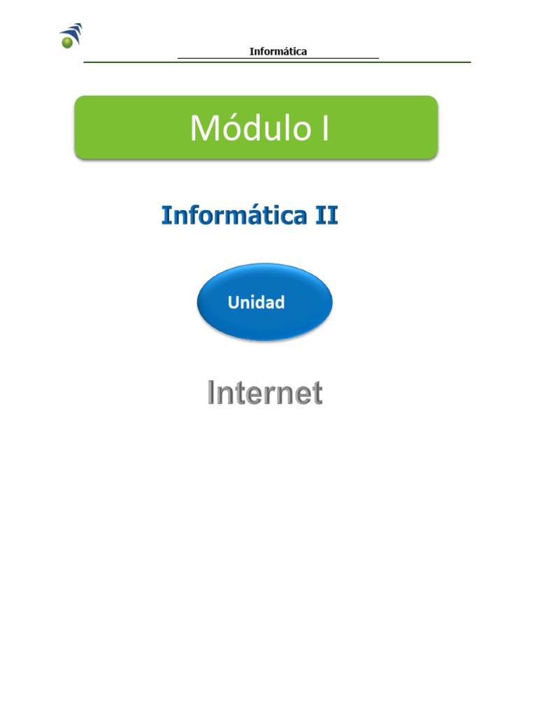 Módulo I Informática II | PDF