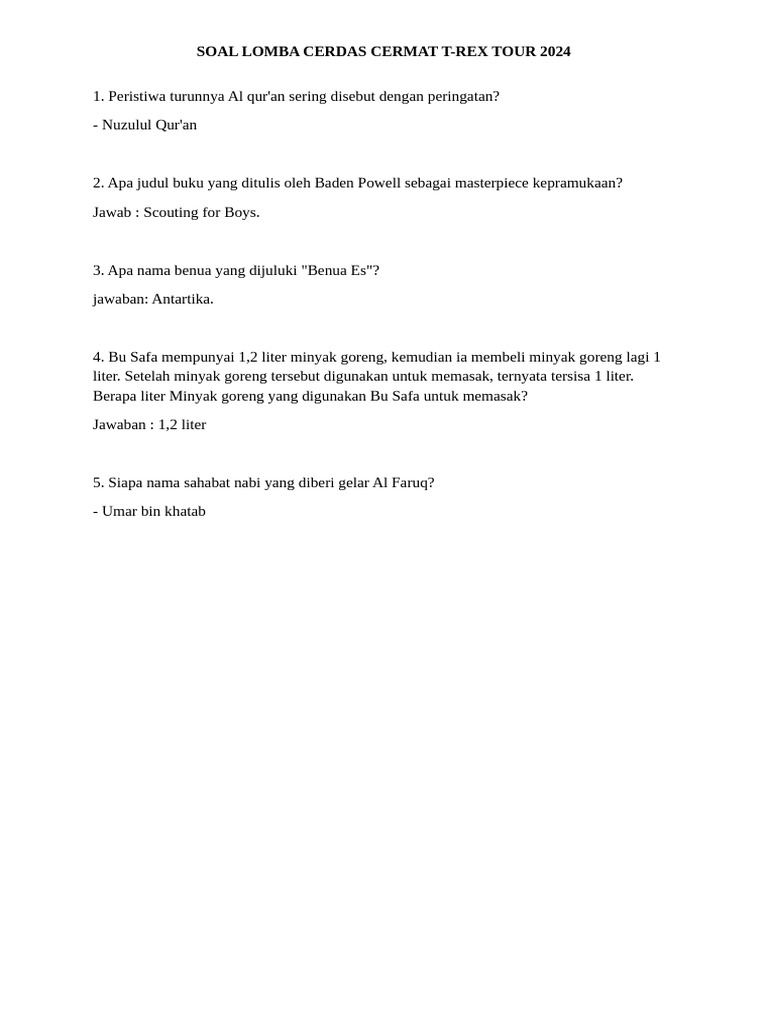 Soal LCC (Amplop 11-20) | PDF