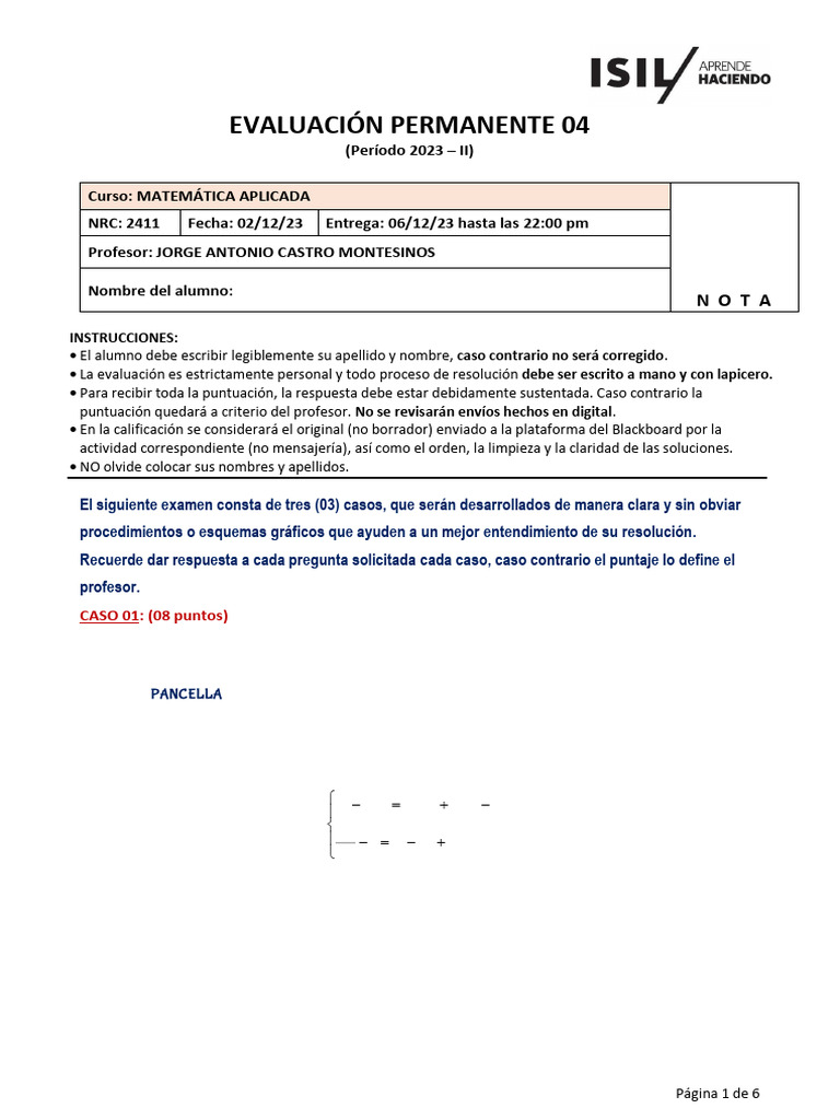 Ma 2411 Isil 2023 - II Ep 04 Individual | PDF