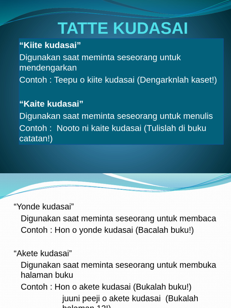Tatte Kudasai Pdf