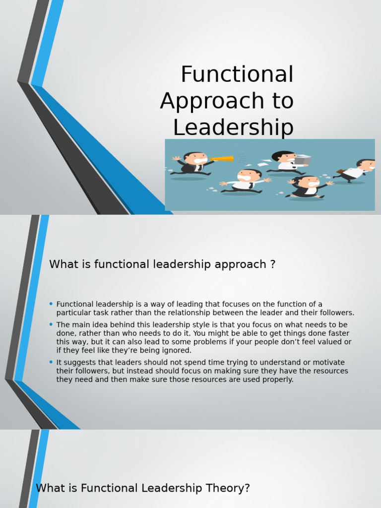 Functional Approach To Leadership | PDF