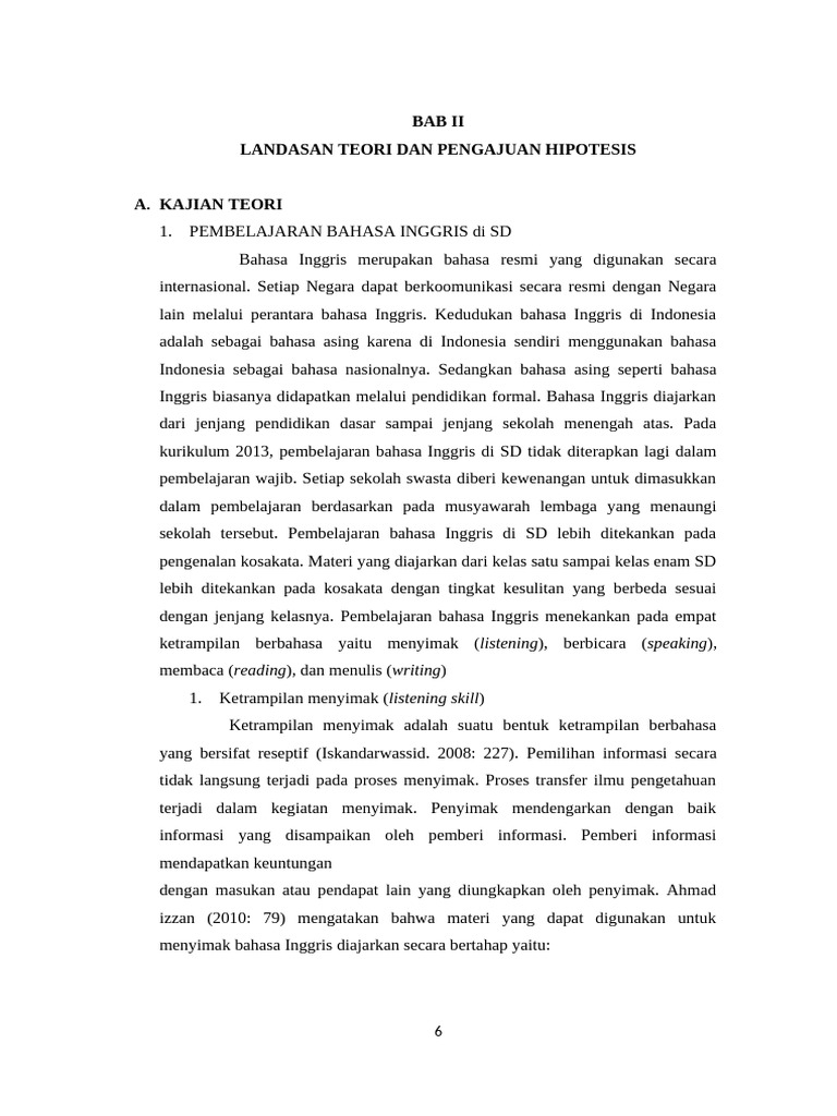 Bab Ii Landasan Teori | PDF