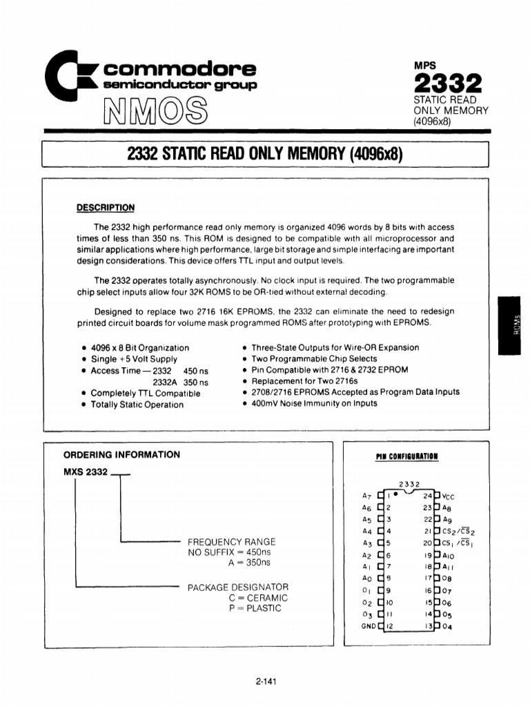 2332 Commodore | PDF