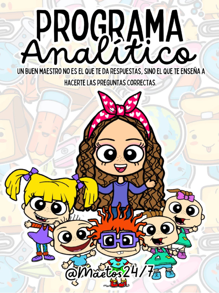 Cuarto - Programa Analitico | PDF