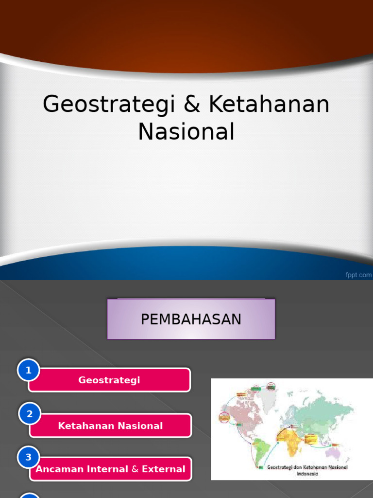 Geostrategi & Ketahanan Nasional | PDF