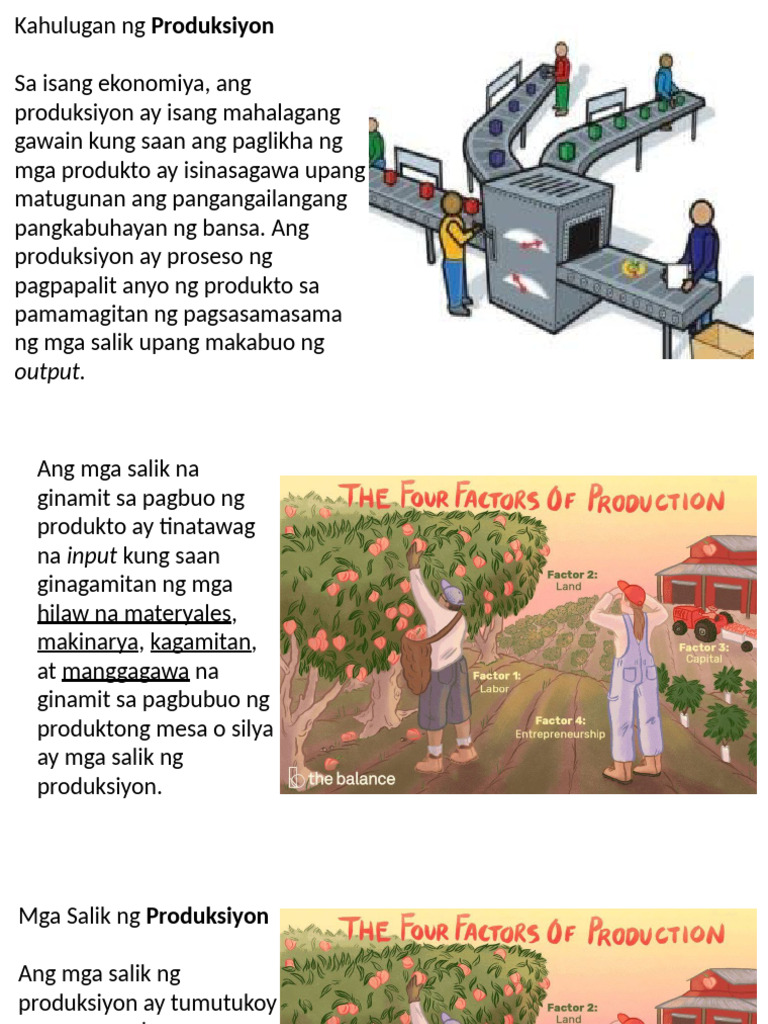 Produksyon Presentasyon | PDF