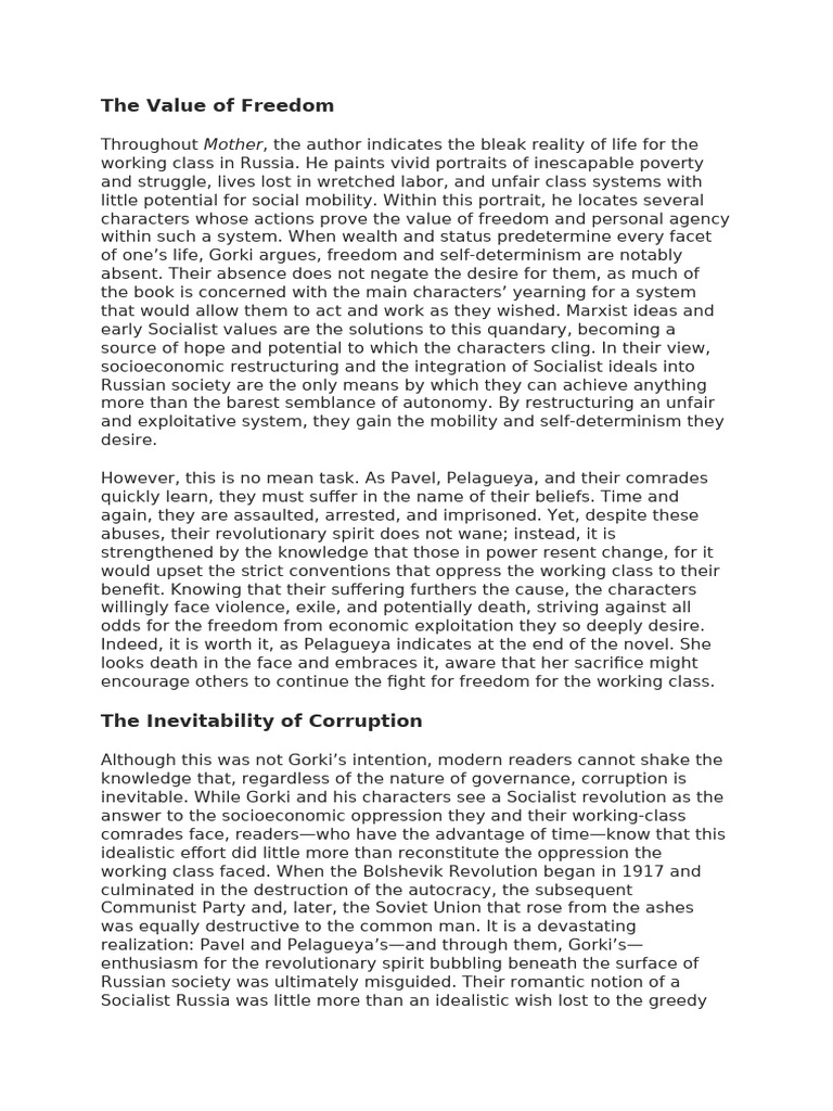 The Value of Freedom | PDF