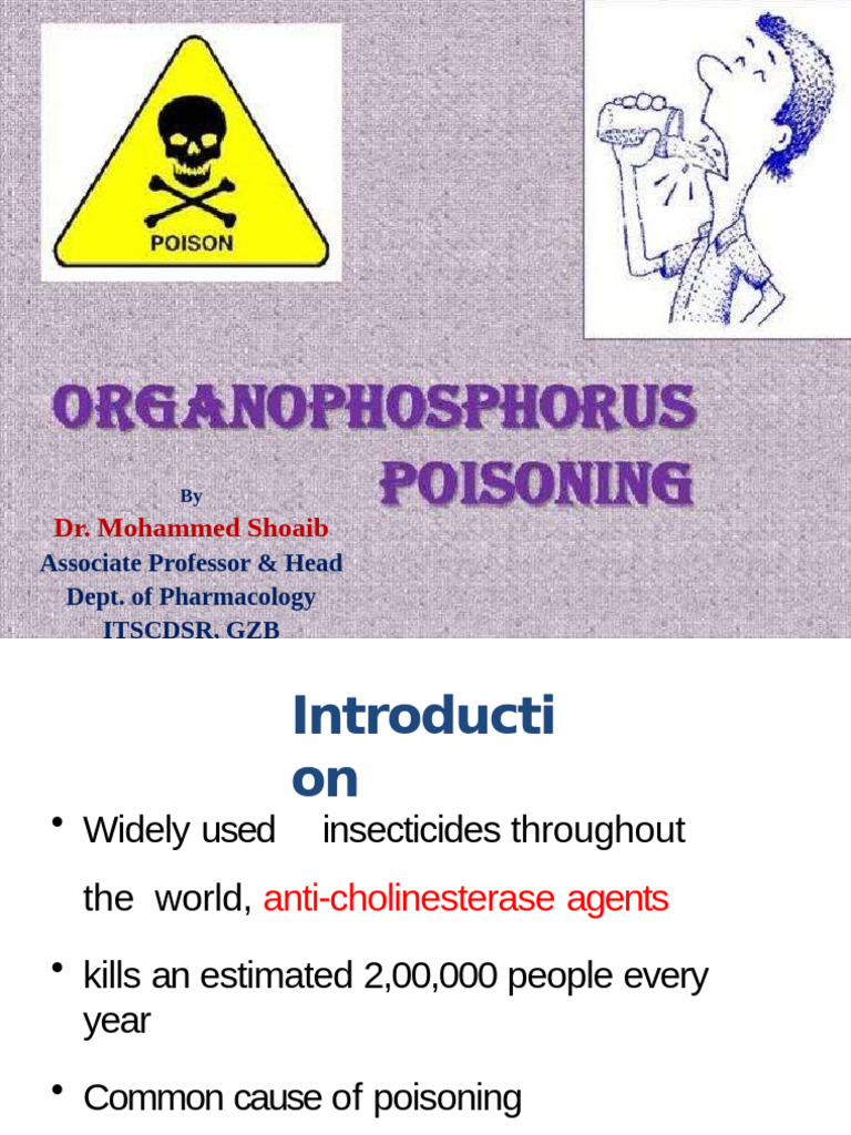 Organophosphate Poisoning | PDF