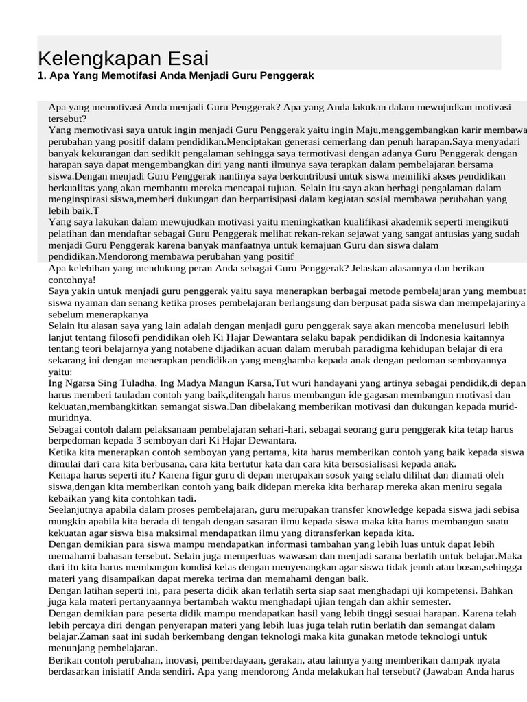 Esai CGP | PDF | Java | Indonesia