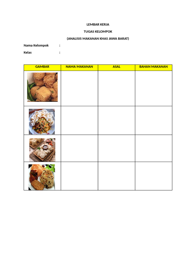 LEMBAR KERJA P5 3 sd | PDF