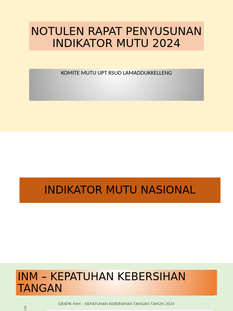 Pemilihan Indikator Mutu | PDF