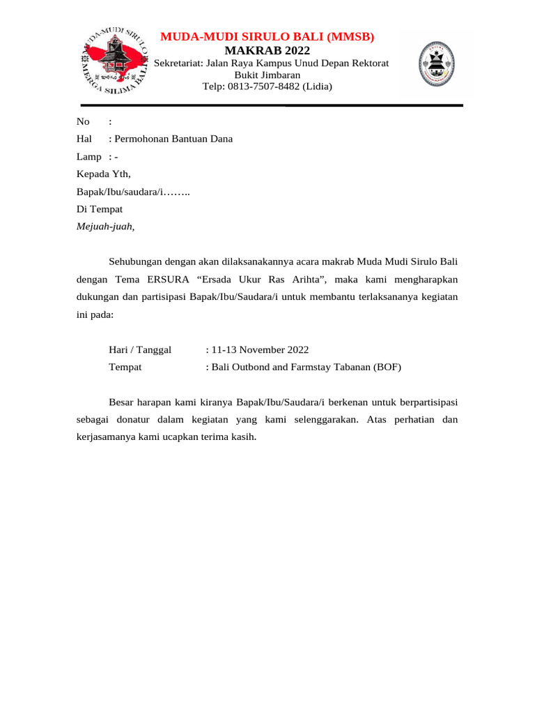 Proposal Makrab 2022 Salinan | PDF