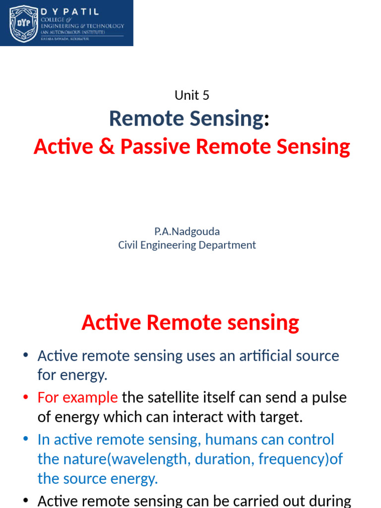 Remote Sensing - 2 | PDF