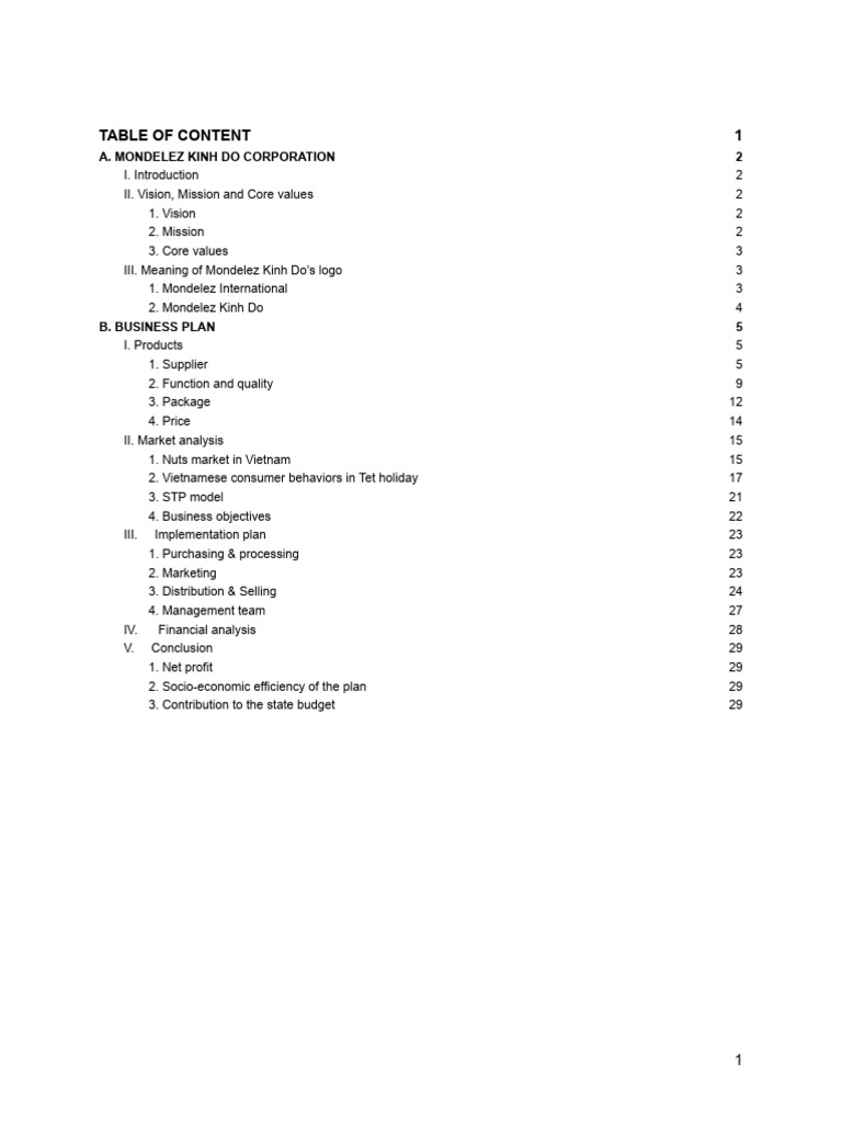 Group 6 - Mondelez Kinh Do (Report) | PDF