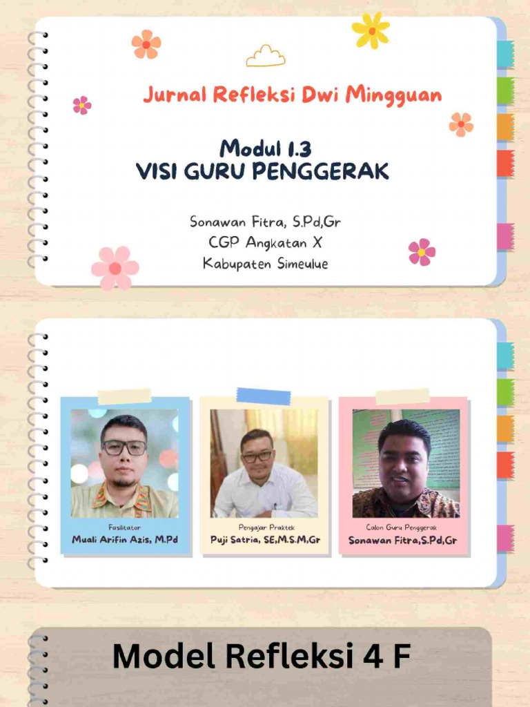 Jurnal Refleksi Dwi Mingguan Modul 1.3 - 11zon | PDF