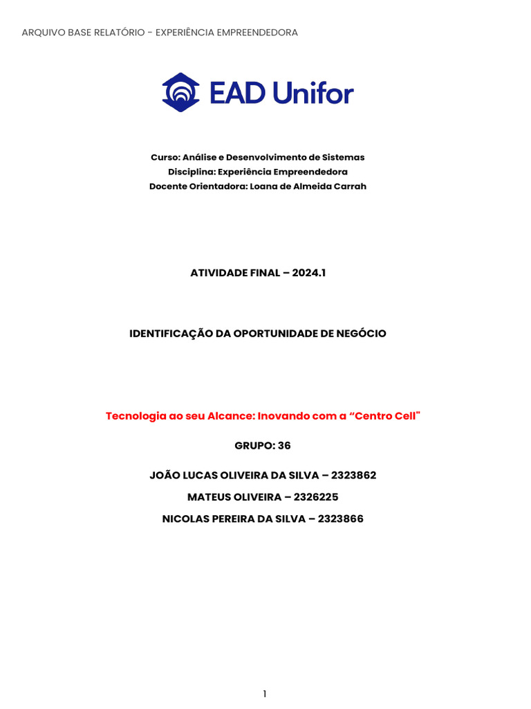 Trabalho Final | PDF