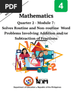 Grade 7 Mathematics | PDF | Mean | Summation