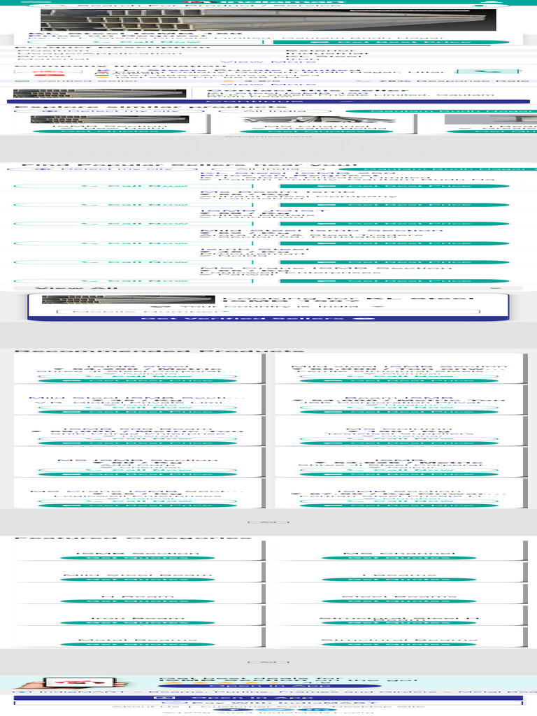 KL Steel ISMB 150 | PDF