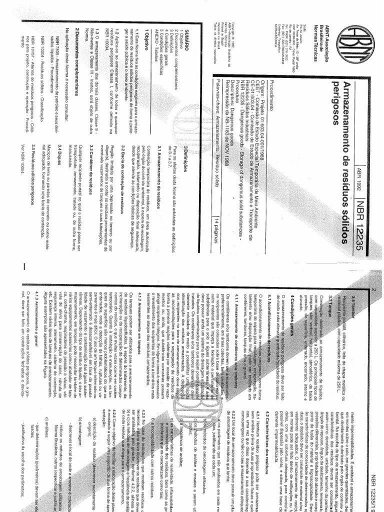 NBR 12235 | PDF