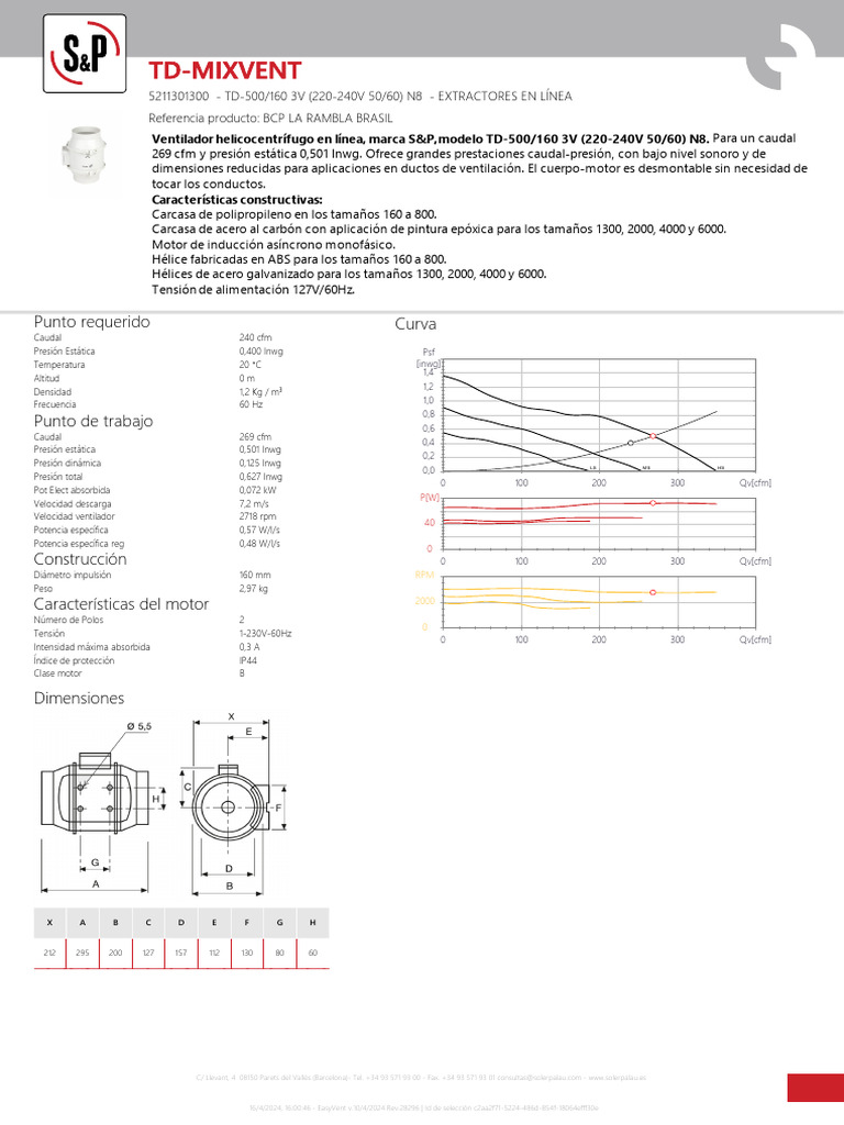 TD-500160 - 240CFM E02 | PDF