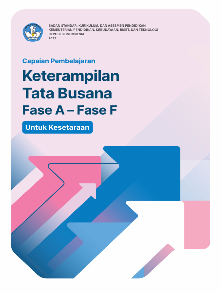Capaian Pembelajaran Tata Busana | PDF | Ideologías sociales ...