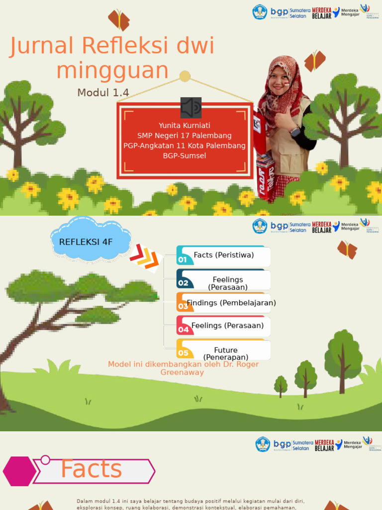 Jurnal REFLEKSI Dwi Mingguan Modul 1.4 - Refleksi 4F | PDF