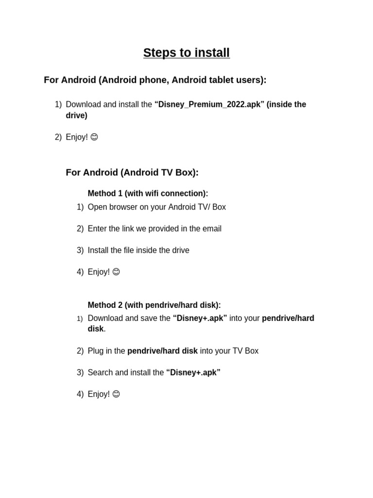 Install Disney On Android Pc Guide Pdf Computers