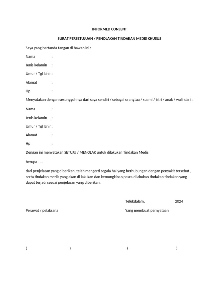 Informed Consent TB | PDF