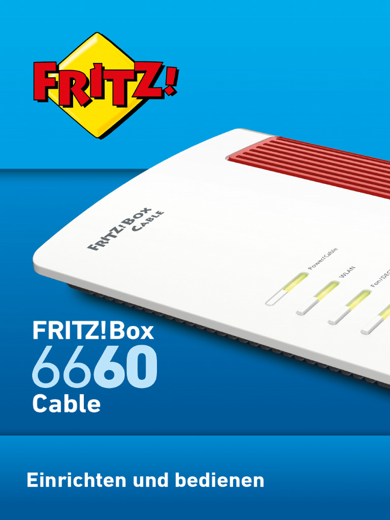 Handbuch Fritz Box 6660 Cable Download Data | PDF