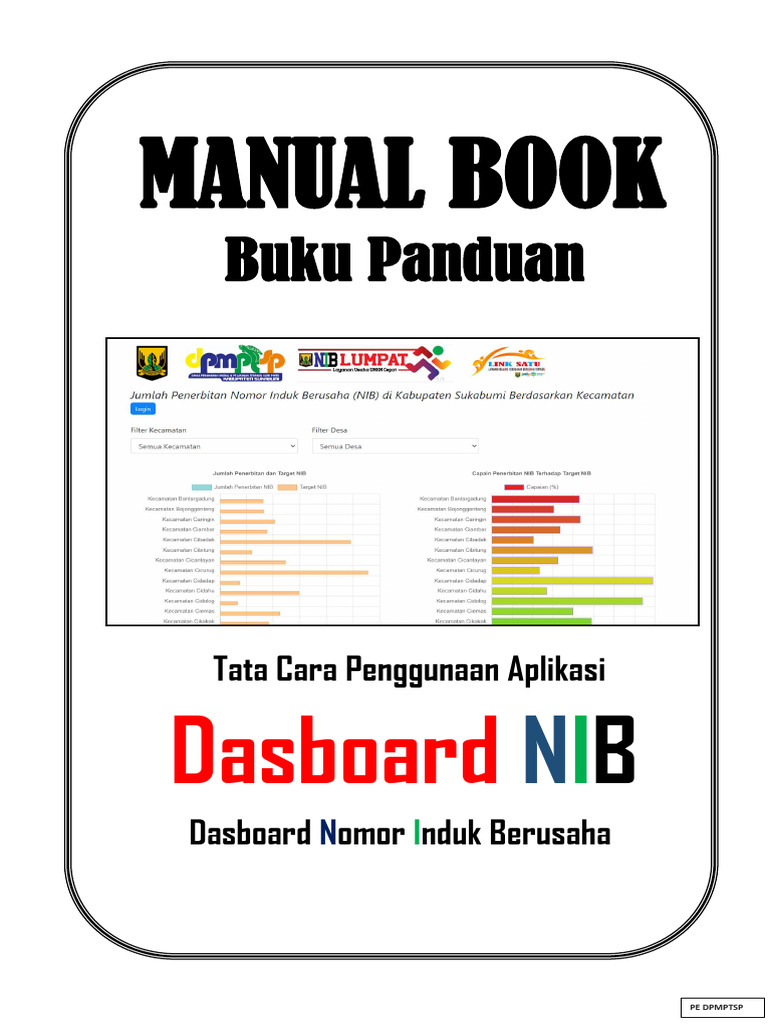 Manual Book Dasbord NIB | PDF