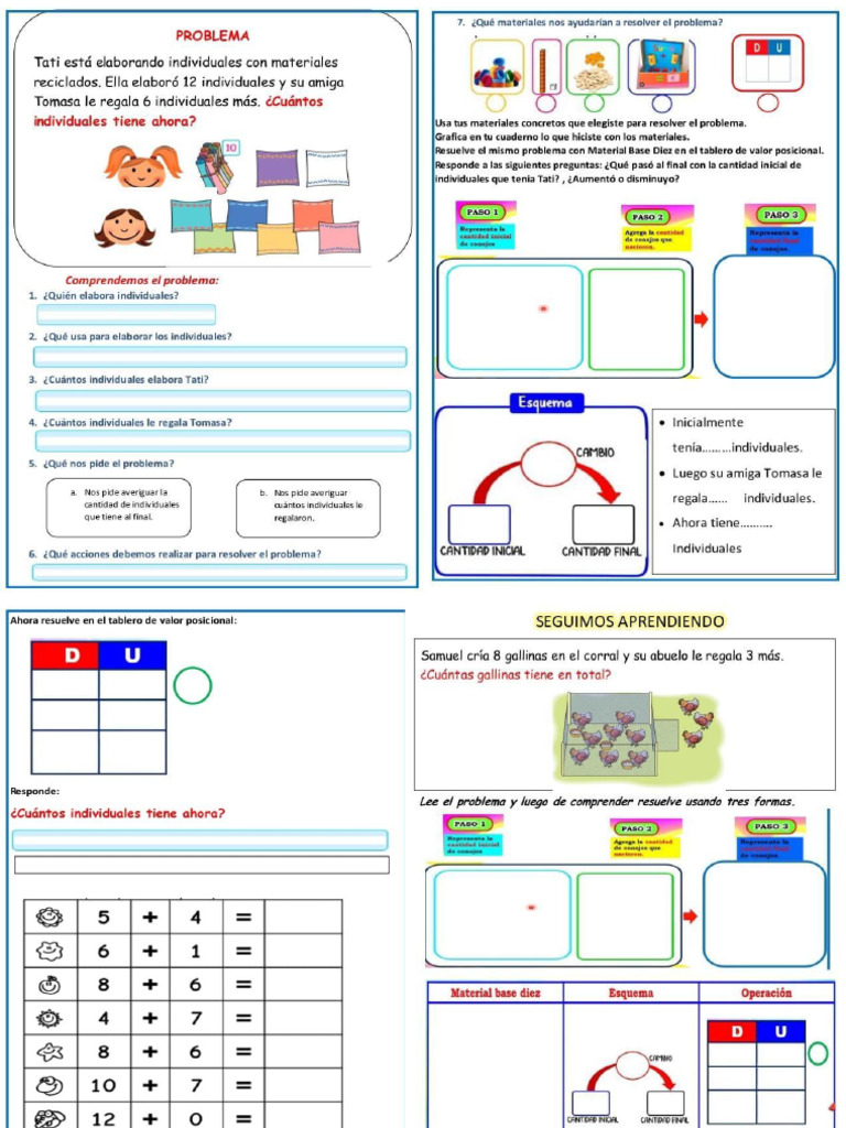 Fichas Mate Sumas | PDF