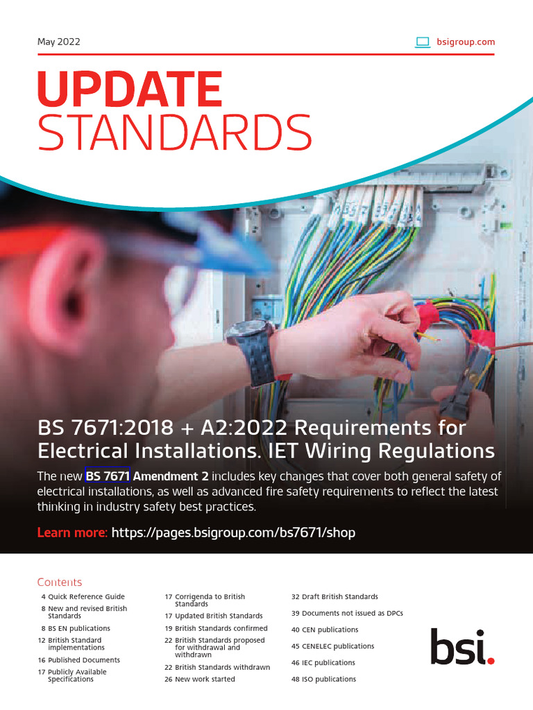 Requirements For Electrical Installations | PDF
