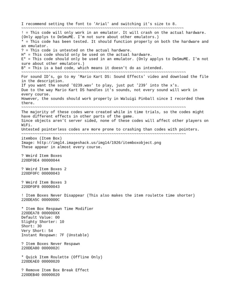 Object Codes WIP | PDF