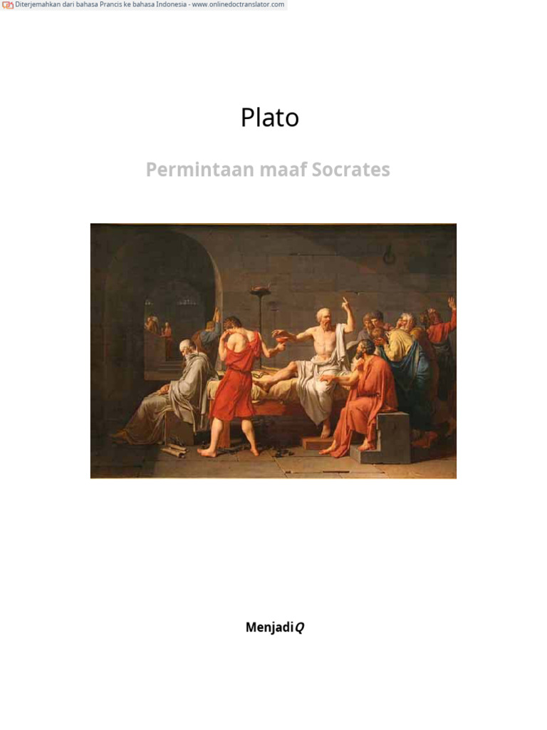 Platon - Apologie de Socrate (BeQ) .FR - Id | PDF