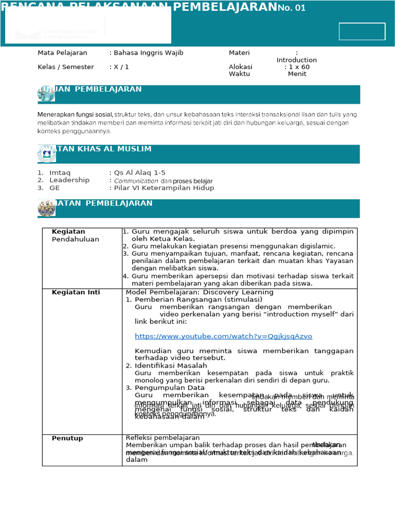 KD-1 - RPP 001-Introduction | PDF
