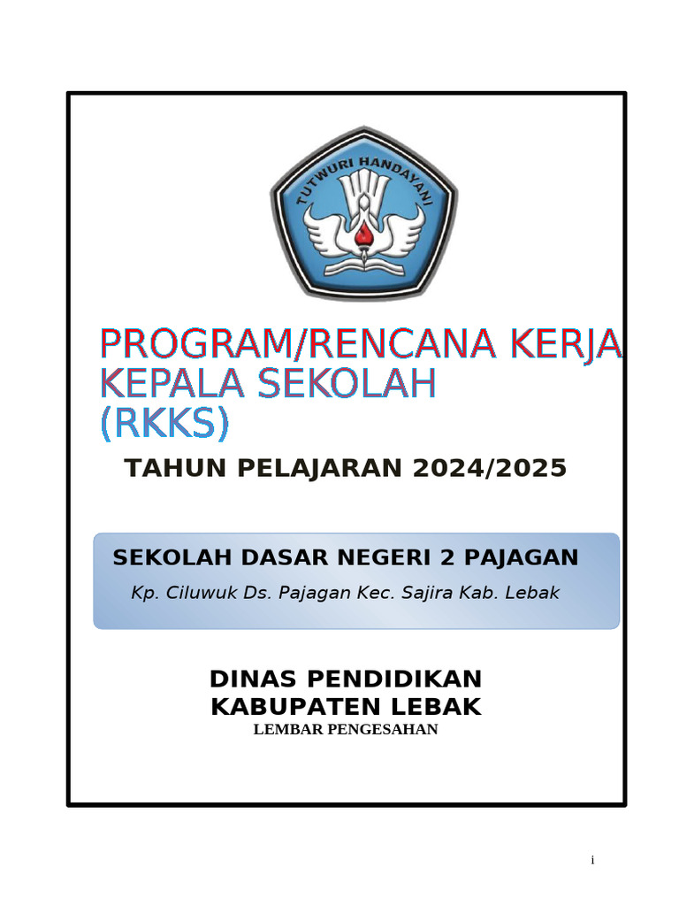 RKT SDN 2 Pajagan 2024.2025 | PDF