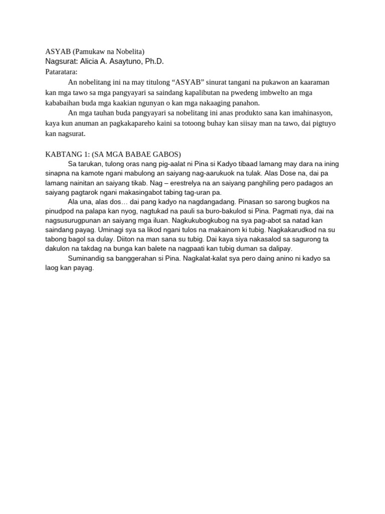 Asyab Nobelita | PDF