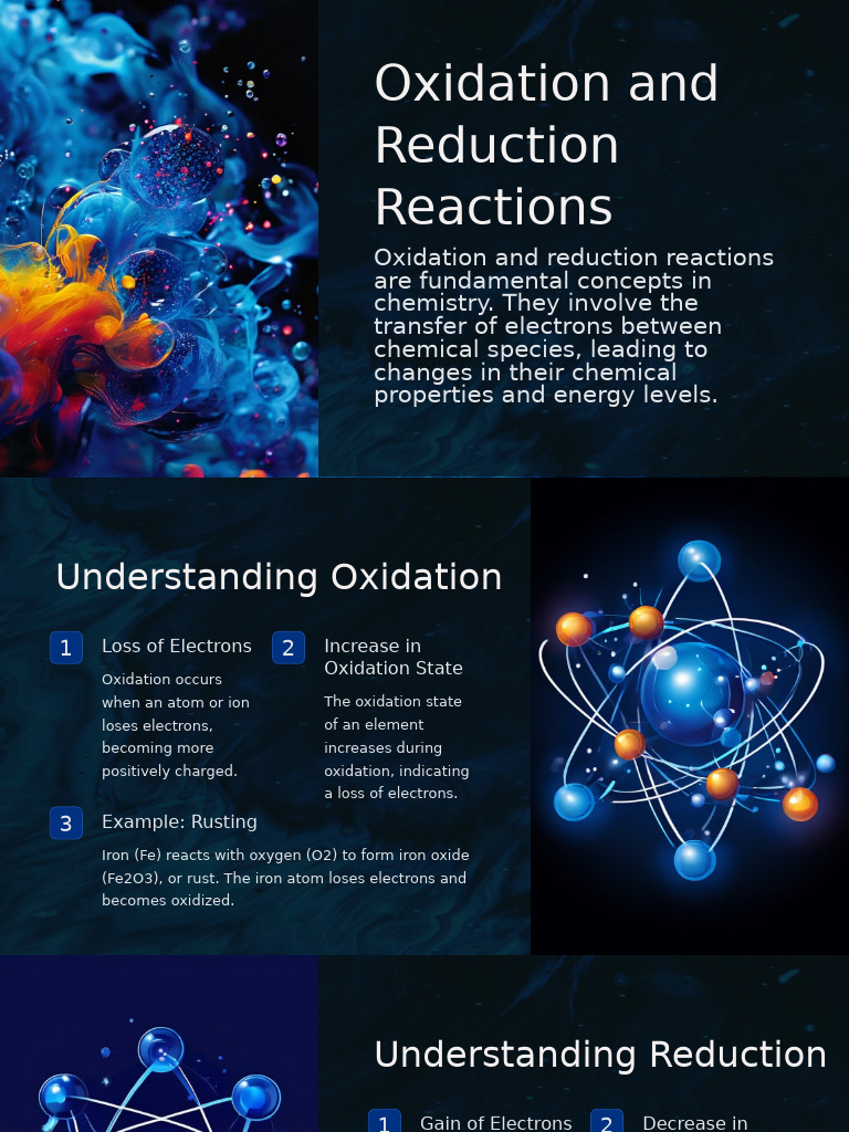 Oxidation and Reduction Reactions | PDF