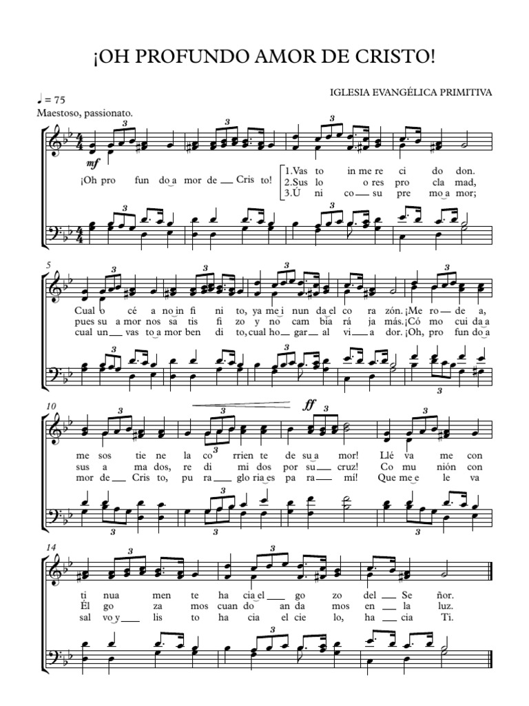 ¡OH, PROFUNDO AMOR DE CRISTO! | PDF