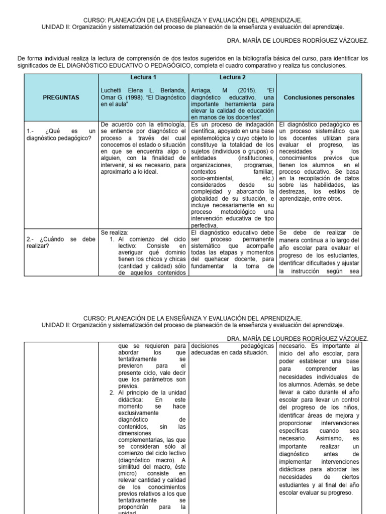 Fiem-U2 - C. Comp. El Diagnostico | PDF