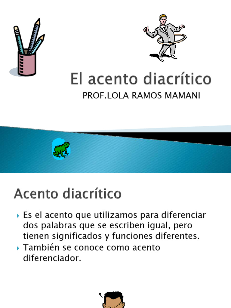 El Acento Diacrítico | PDF