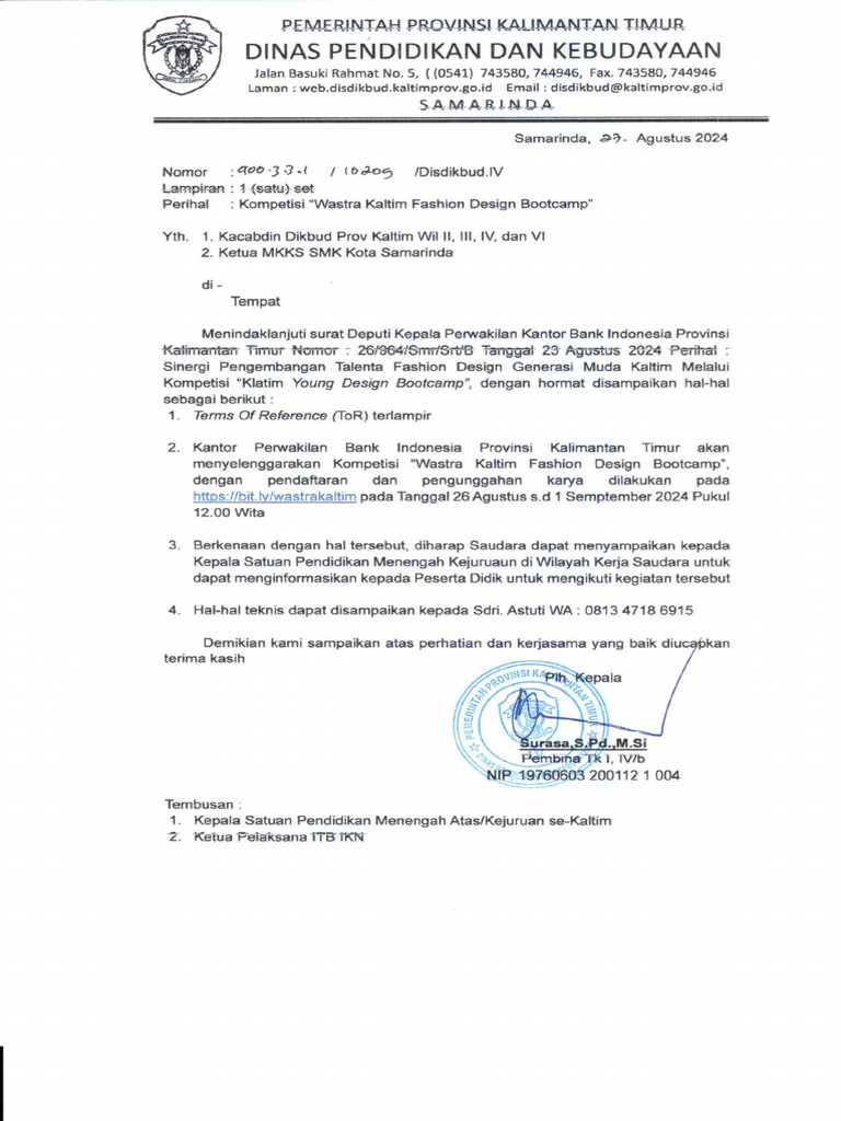 Pengembangan Talenta Fashion Design Generasi Muda Kaltim | PDF