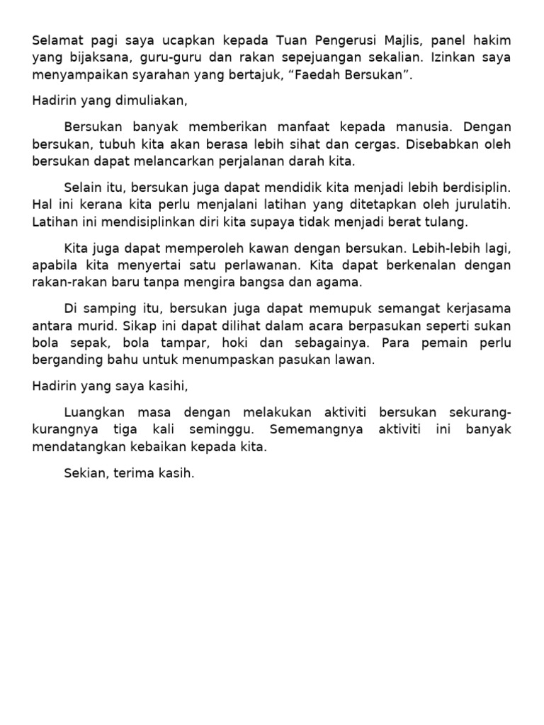 Syarahan Tahun 4 | PDF